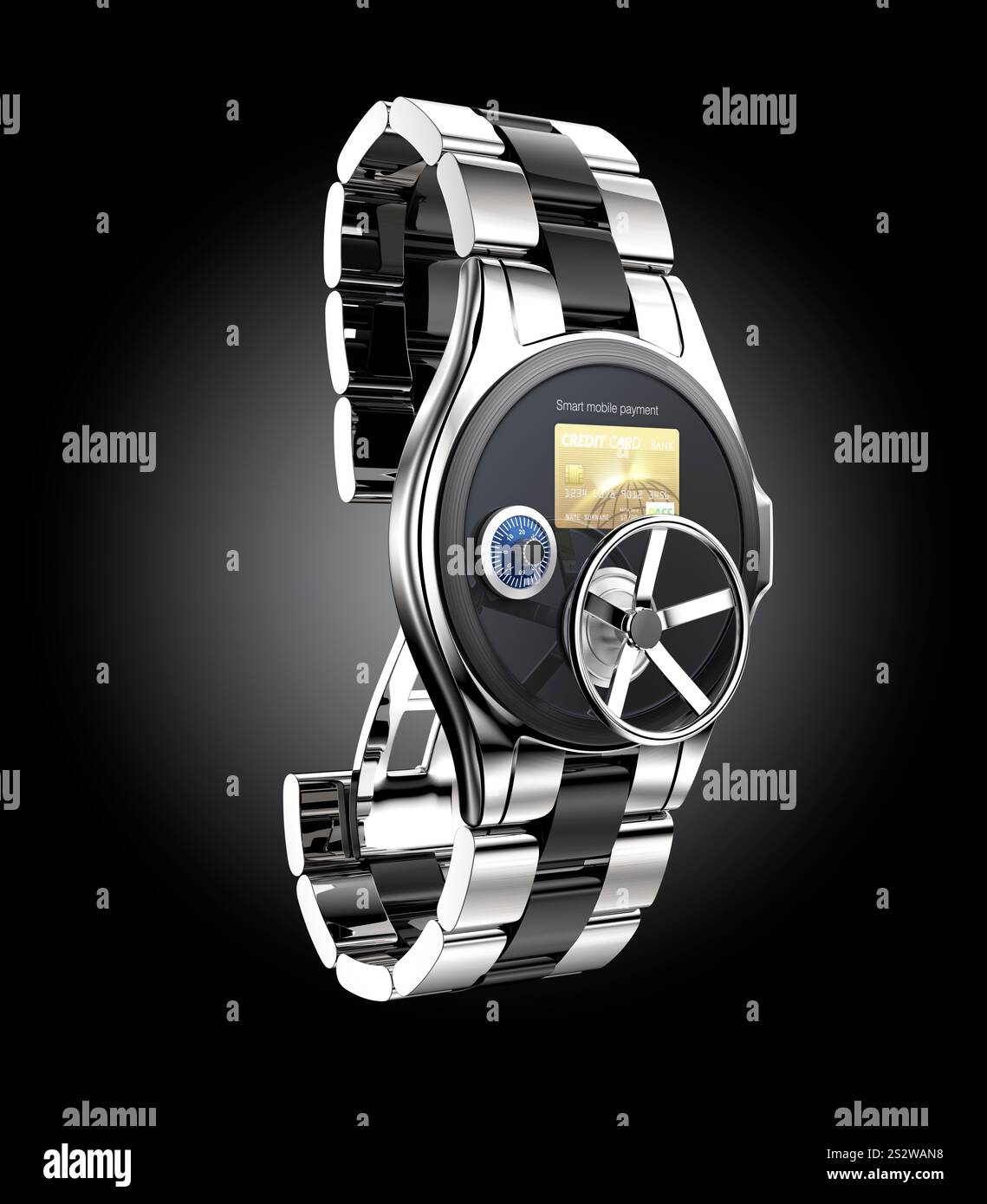 Smartwatch card payment security concept Stock Photo - Alamy