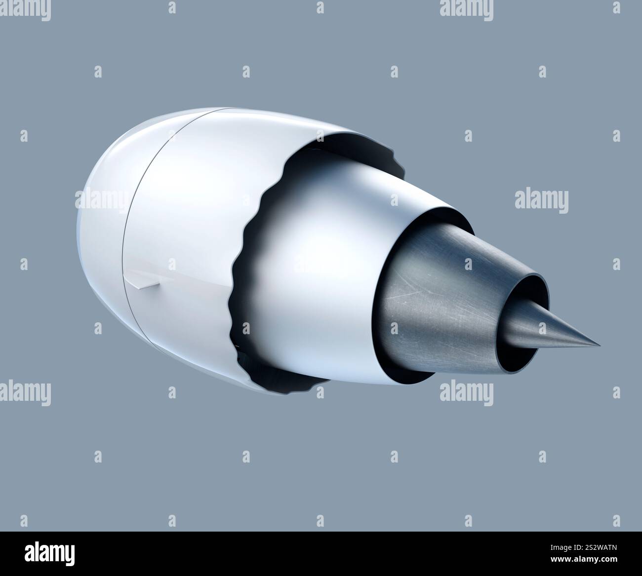 Image of a jet fan engine Stock Photo - Alamy