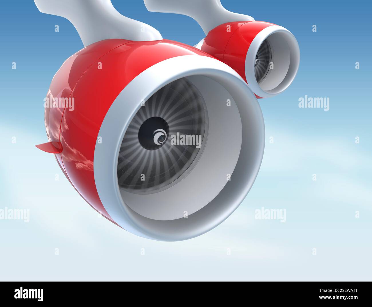 Jet fan engine of an aeroplane in cruise Stock Photo - Alamy