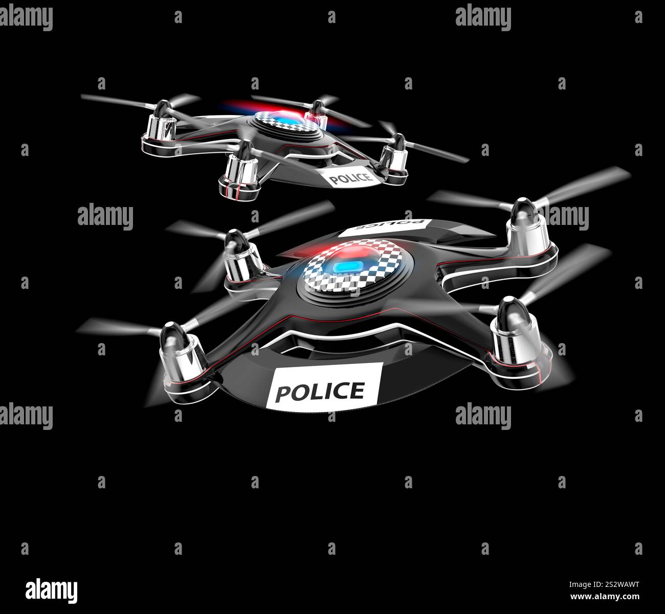 Polis drone design Stock Photo - Alamy