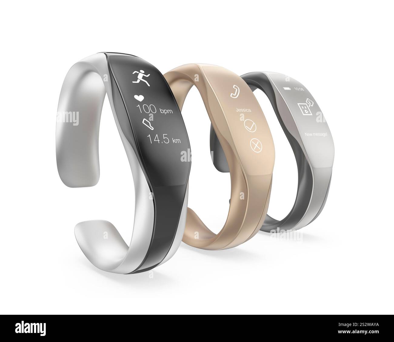 Colour variations of the Smart Band Stock Photo - Alamy