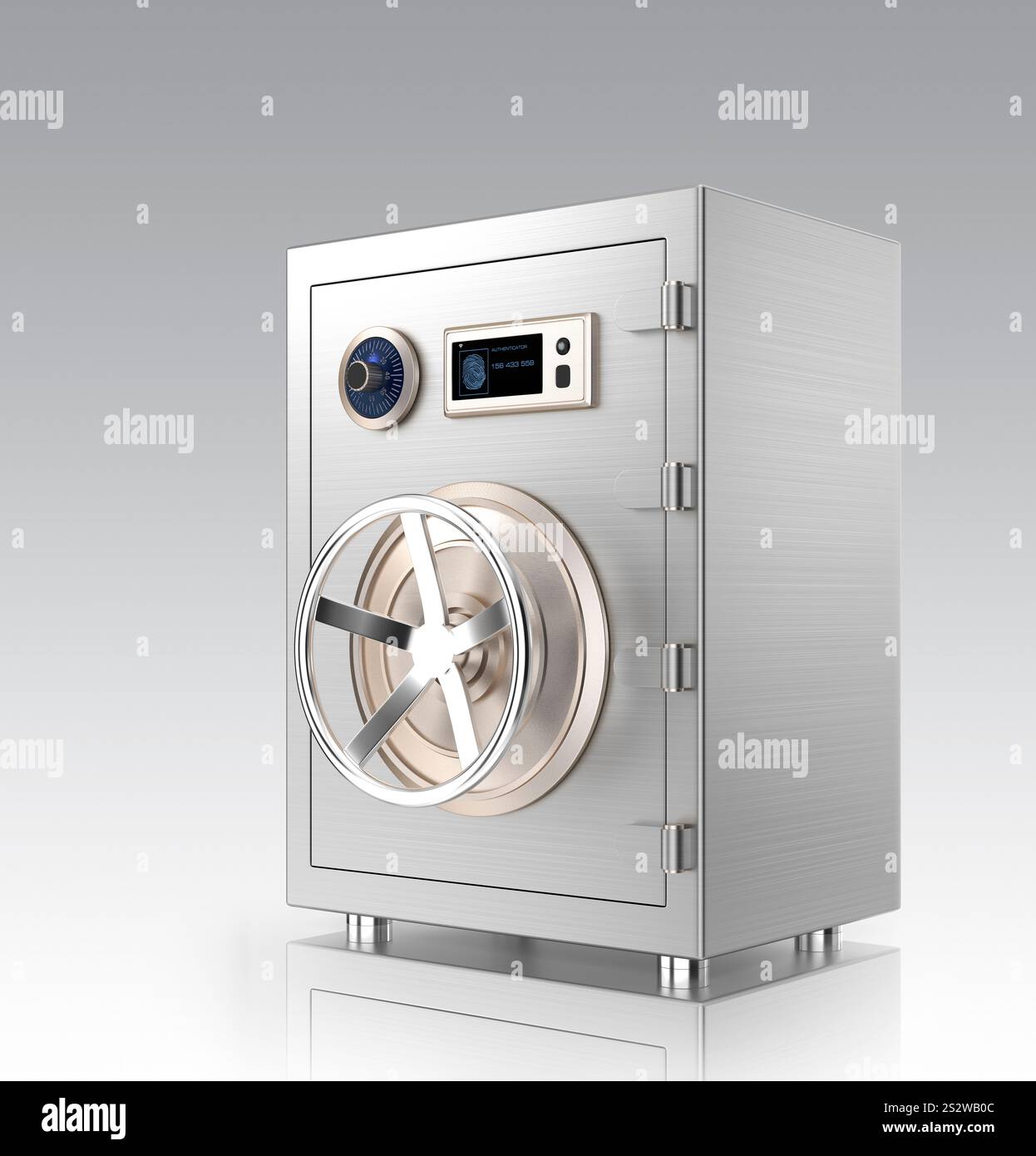 Smartphone and linkable safe Stock Photo - Alamy