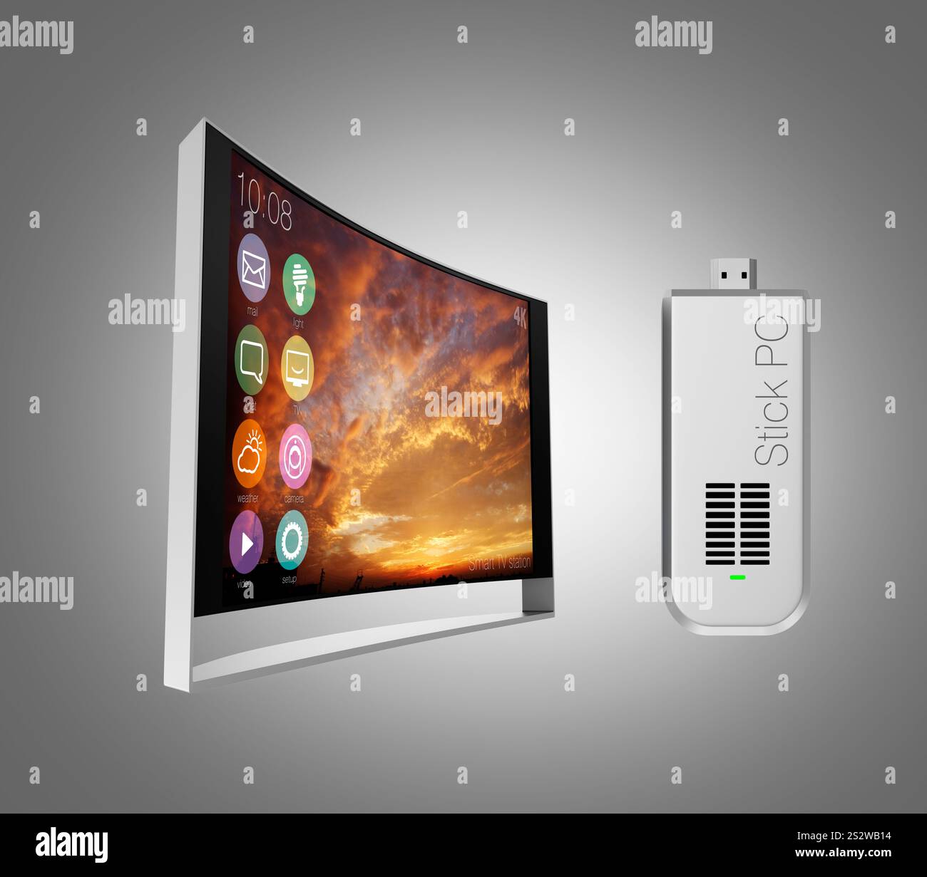 Stick PC with original design Stock Photo - Alamy