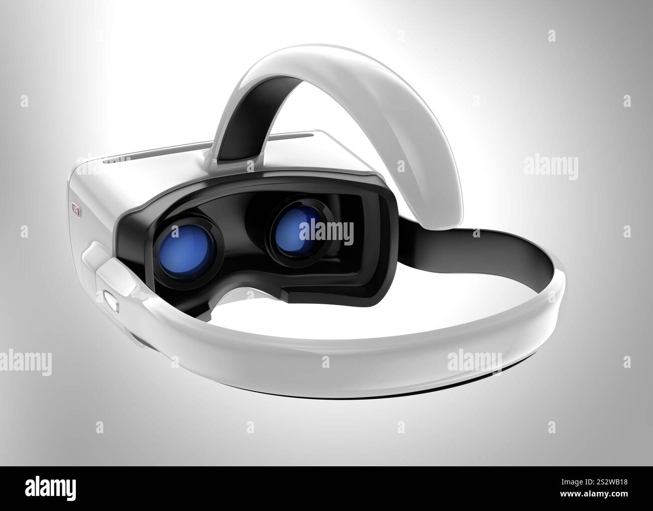 Head-mounted VR device using smartphone Stock Photo - Alamy