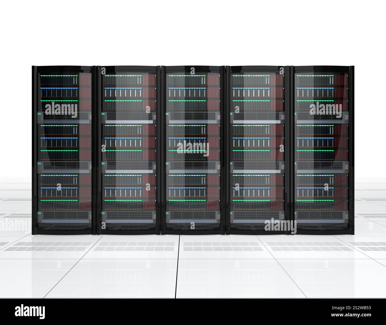 Image of server room Stock Photo - Alamy