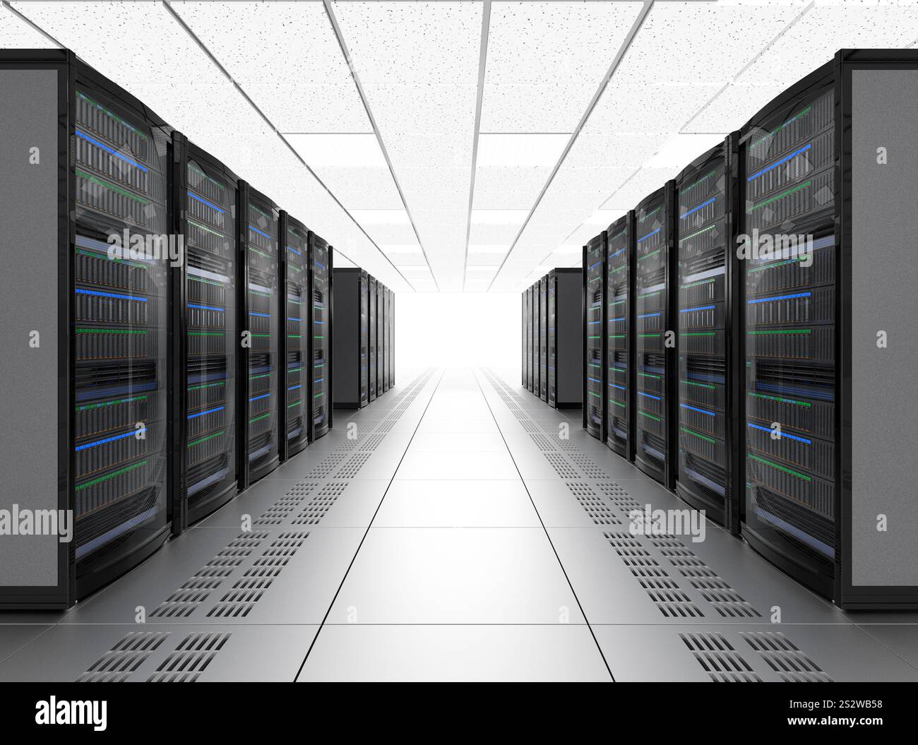 Image of server room Stock Photo - Alamy