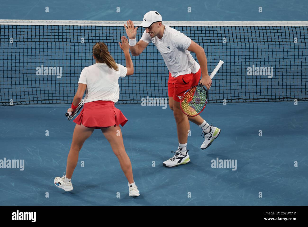 Maja Chwalinska of Team Poland and Jan Zielinski of Team Poland ...
