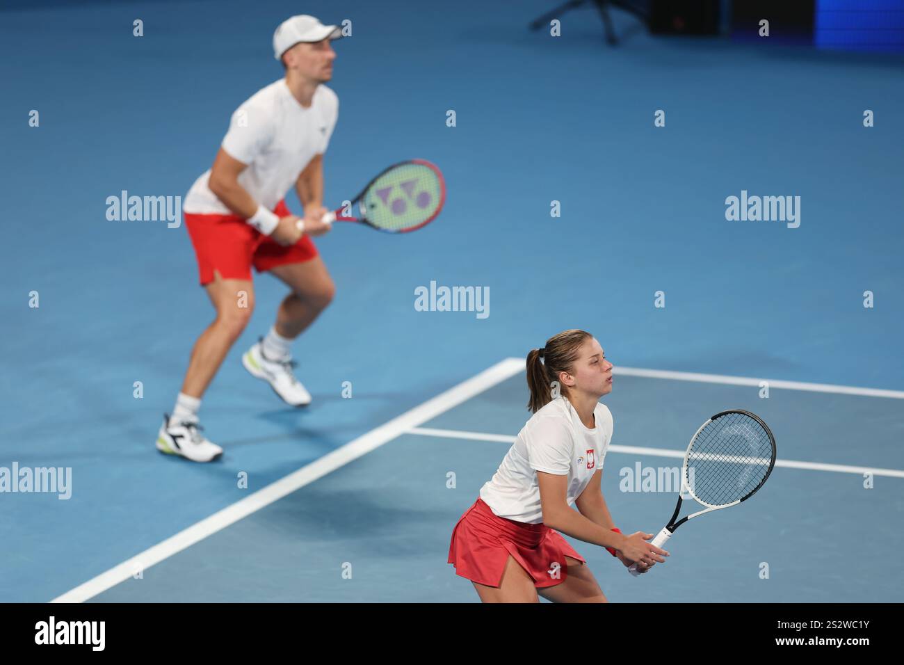 Sydney, Australia. 02nd Jan, 2025. Maja Chwalinska of Team Poland waits ...