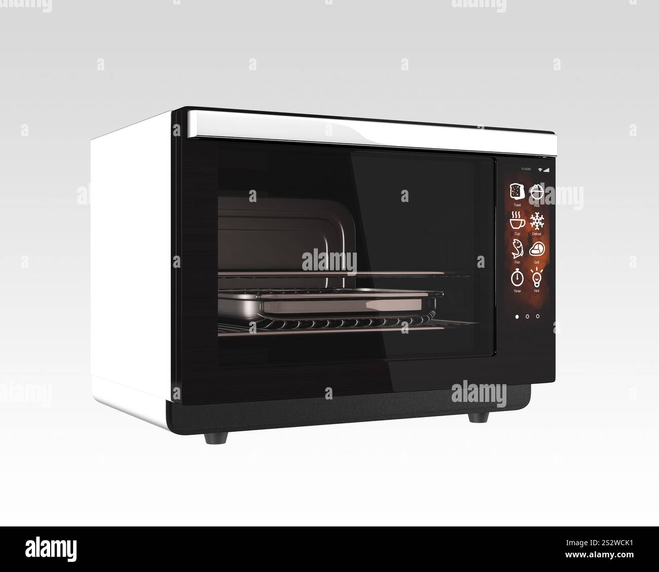 Oven range with touch screen Stock Photo - Alamy