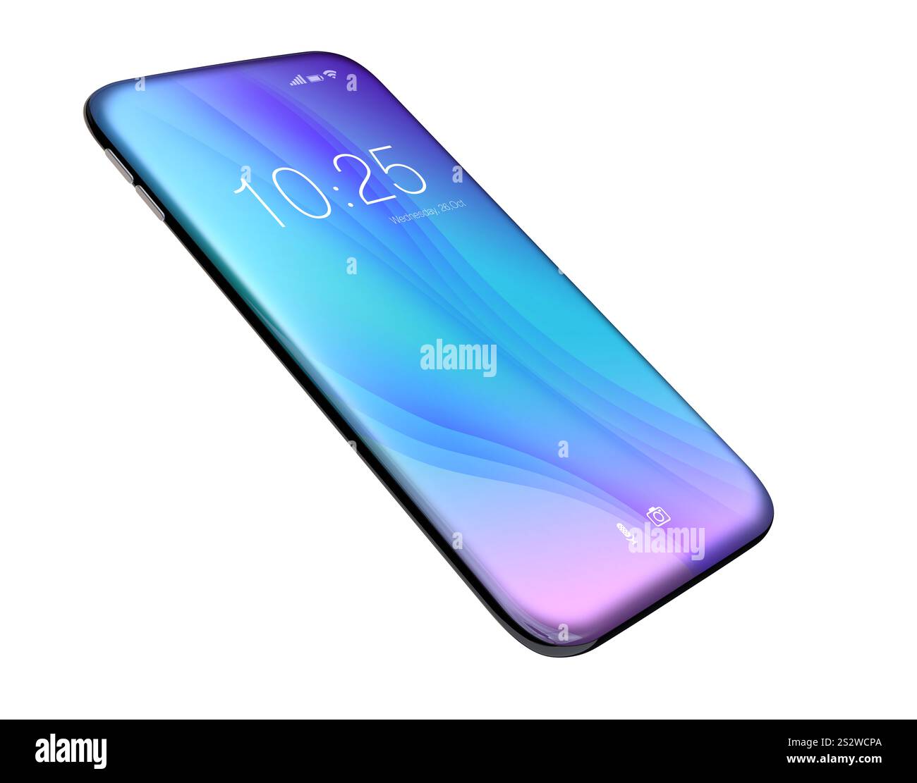 Smartphone with a full-length display. Original design Stock Photo - Alamy