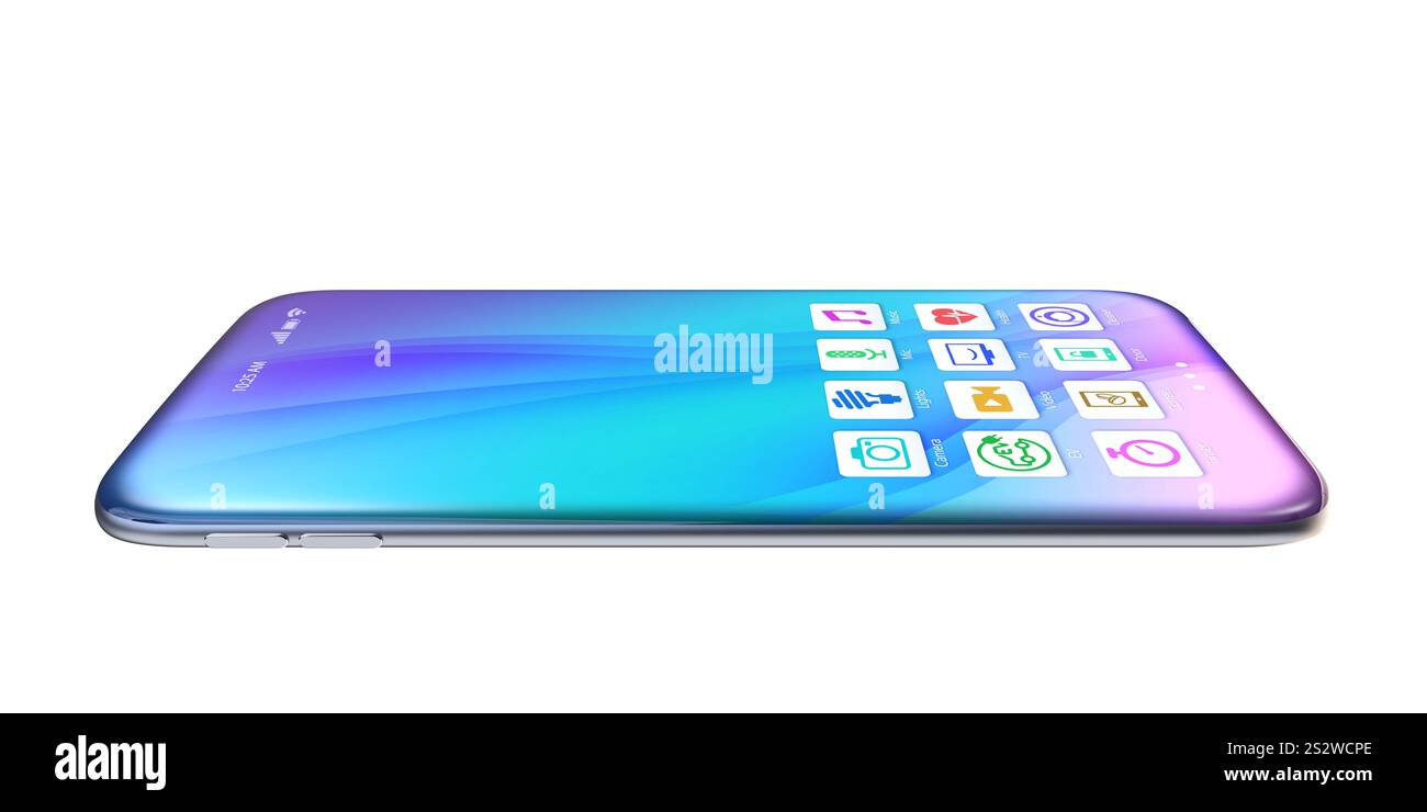 Smartphone with a full-length display. Original design Stock Photo - Alamy