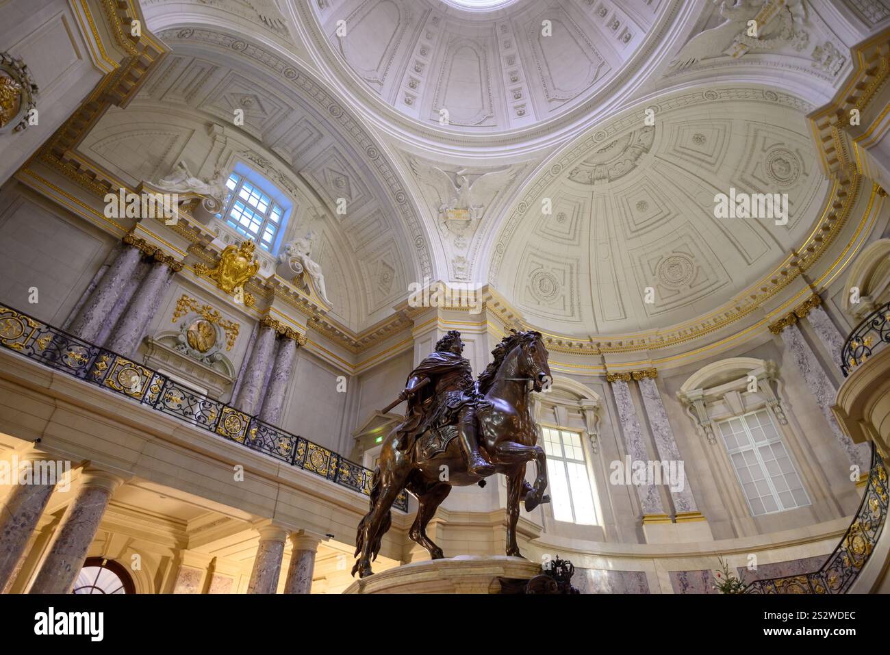 Interior of Bode Museum, mixed art collection of sculptures, paintings ...
