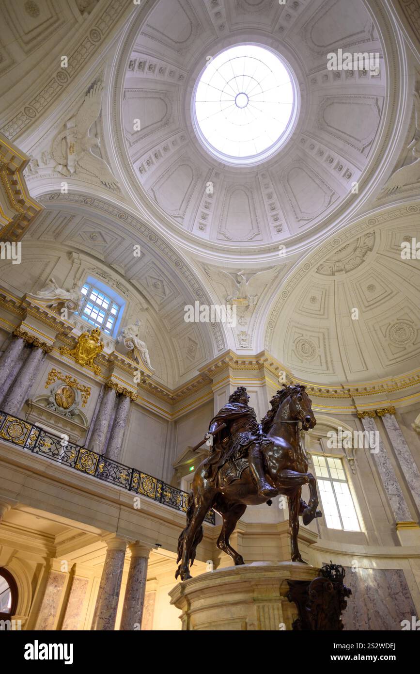 Interior of Bode Museum, mixed art collection of sculptures, paintings ...