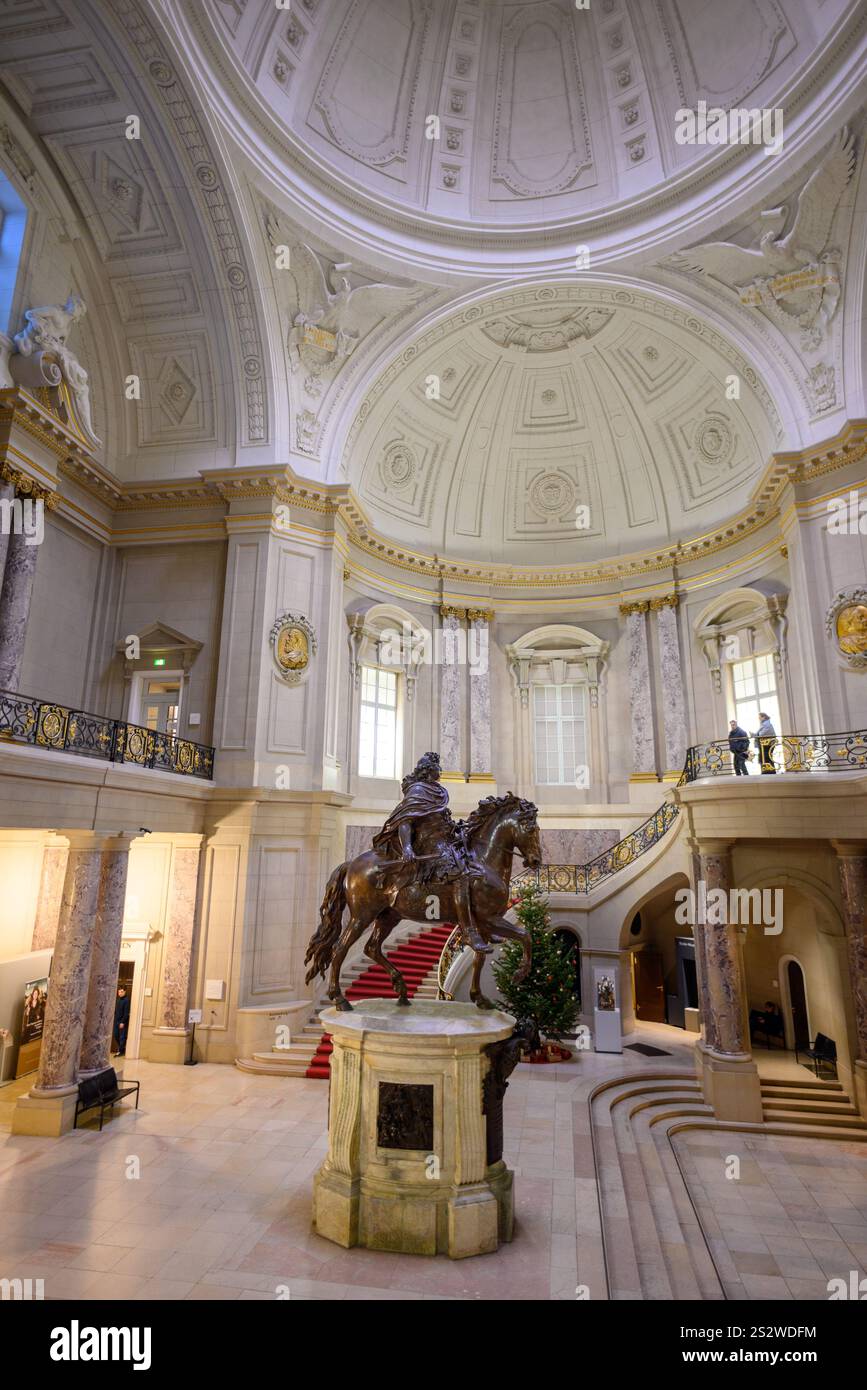 Interior of Bode Museum, mixed art collection of sculptures, paintings ...