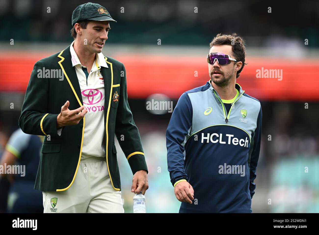 Sydney, Australia. 03rd Jan, 2025. Australia captain Pat Cummins and ...