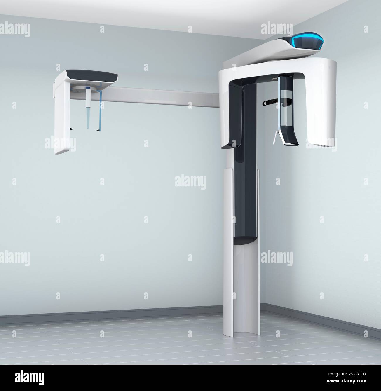 CBCT x-ray image with cephalo in clinic interior Stock Photo - Alamy