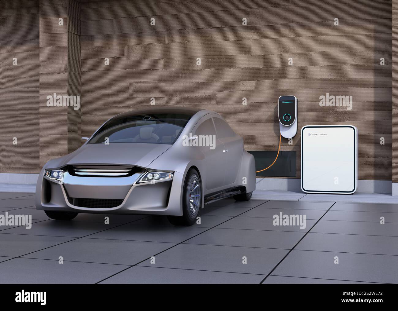 Electric vehicles, wall-mounted EV charging stations and battery ...