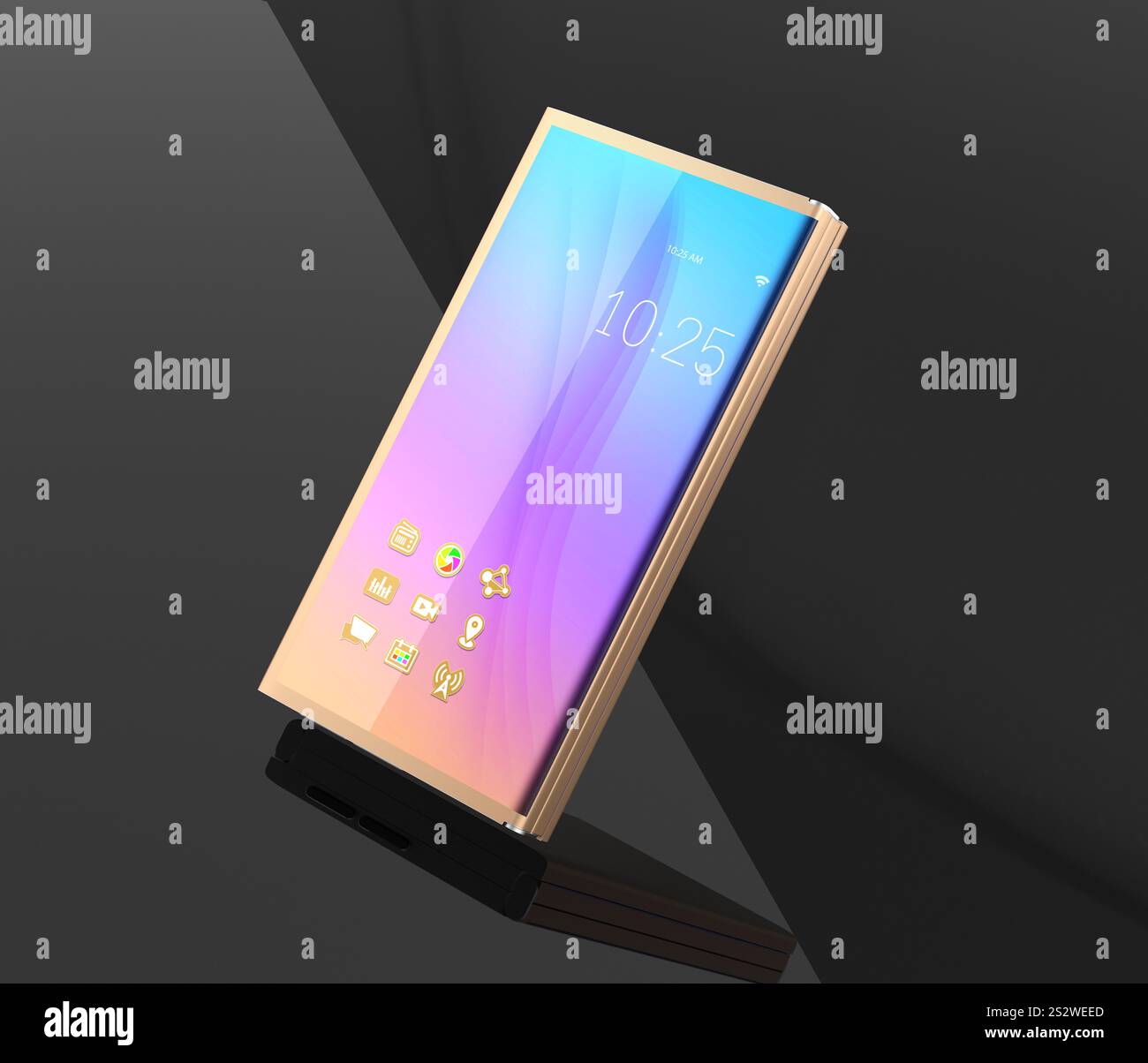 Image of full-screen smartphone Stock Photo - Alamy
