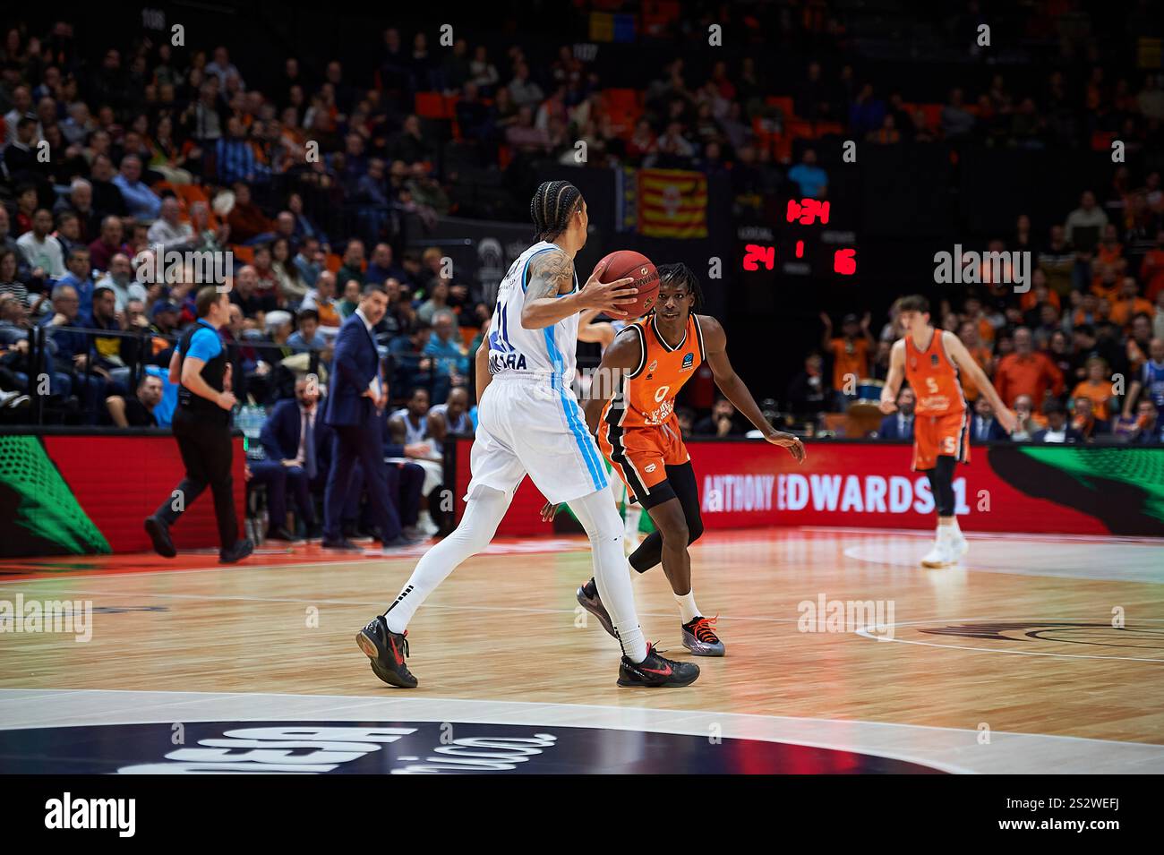 Valencia, Spain. 07th Jan, 2025. Olivier Hanlan of Turk Telekom Ankara ...