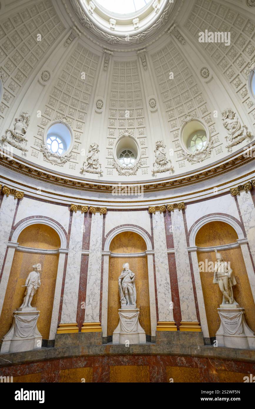Interior of Bode Museum, mixed art collection of sculptures, paintings ...