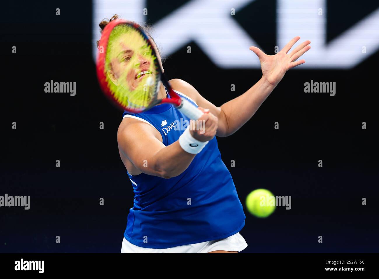 Sydney, Australia. 03rd Jan, 2025. Jasmine Paolini of Team Italy plays ...