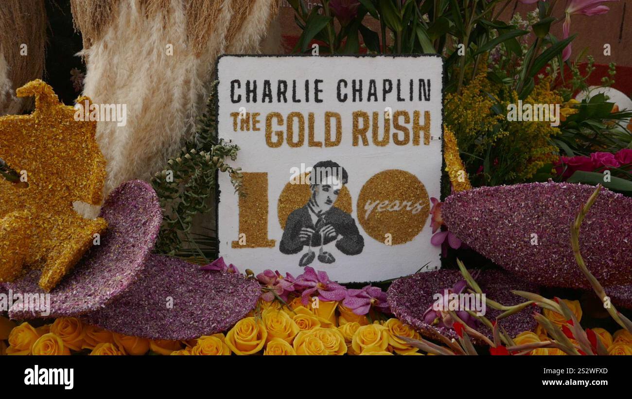 Pasadena, California, USA 3rd January 2025 at 2025 Charlie Chaplin ...