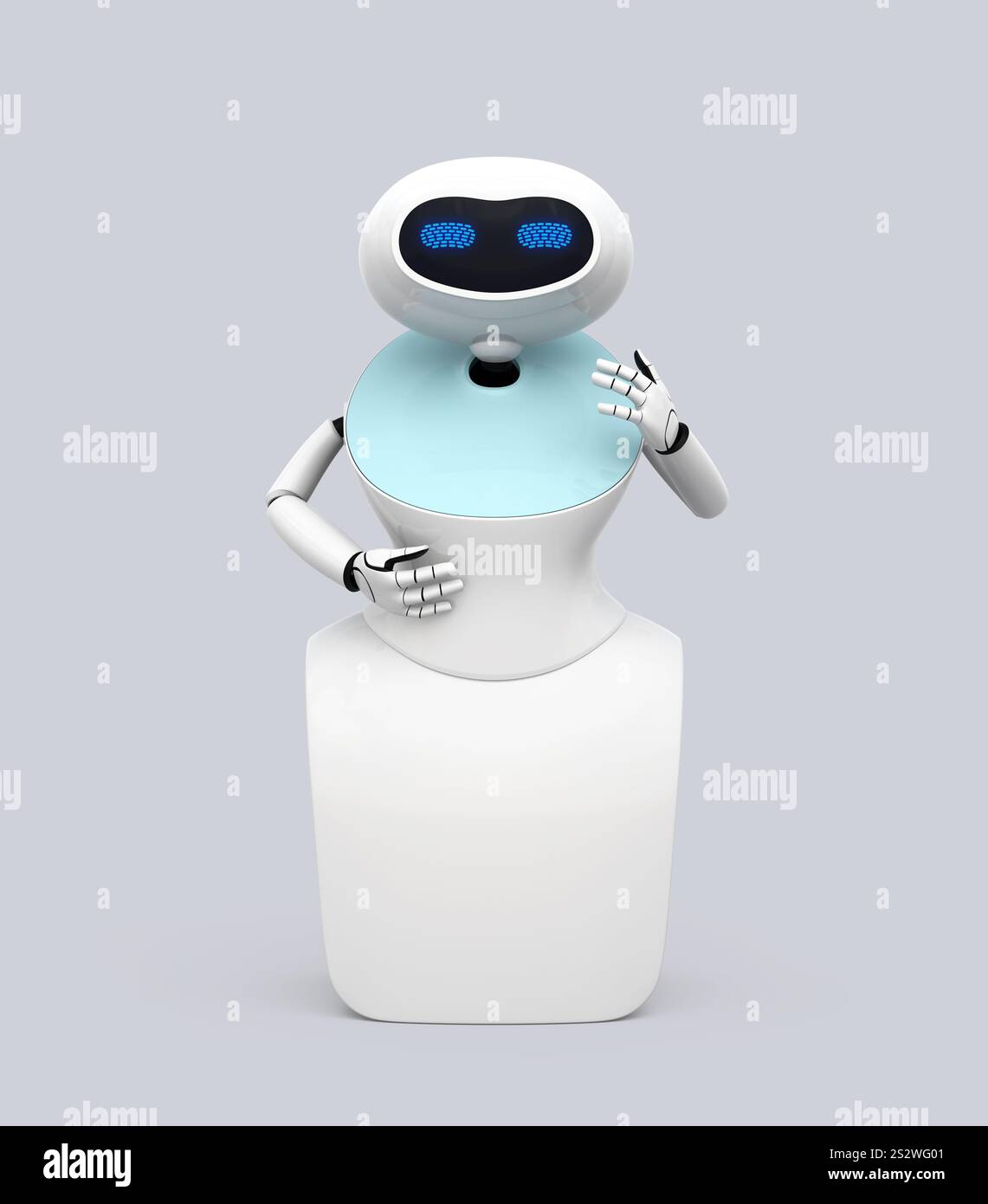 Image of a humanoid robot. Original design Stock Photo - Alamy