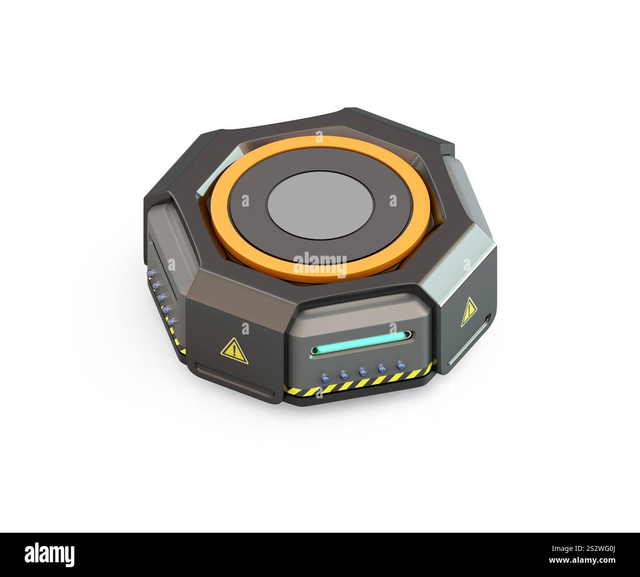 Image of an automatic transport robot for logistics warehouses Stock ...