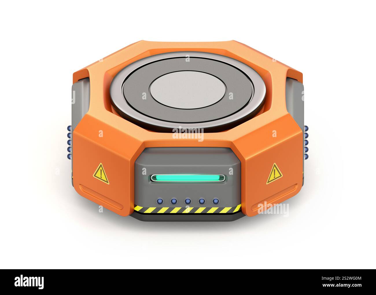 Image of an automatic transport robot for logistics warehouses Stock ...