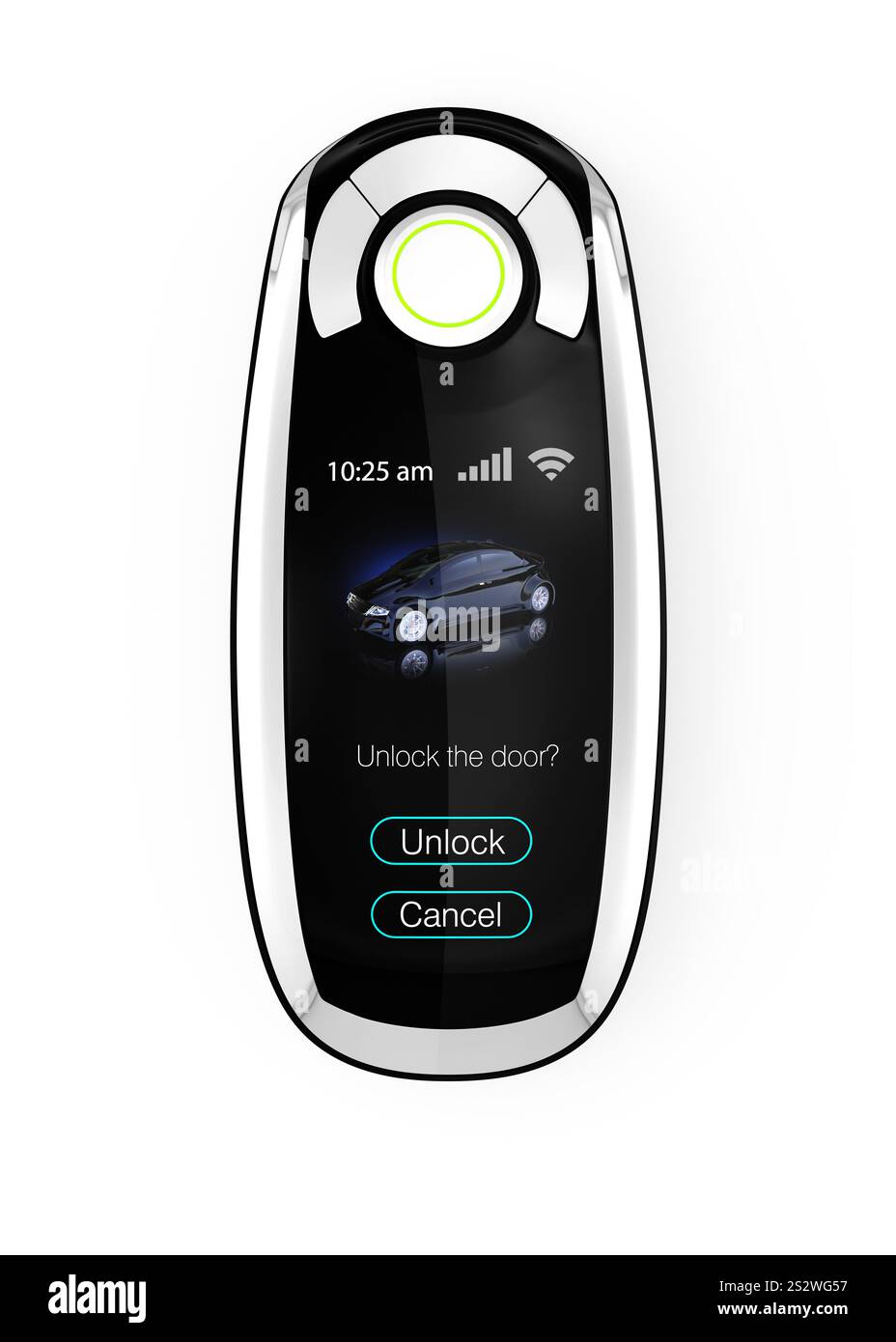 Concept image of a smart key for a car. Original design Stock Photo - Alamy