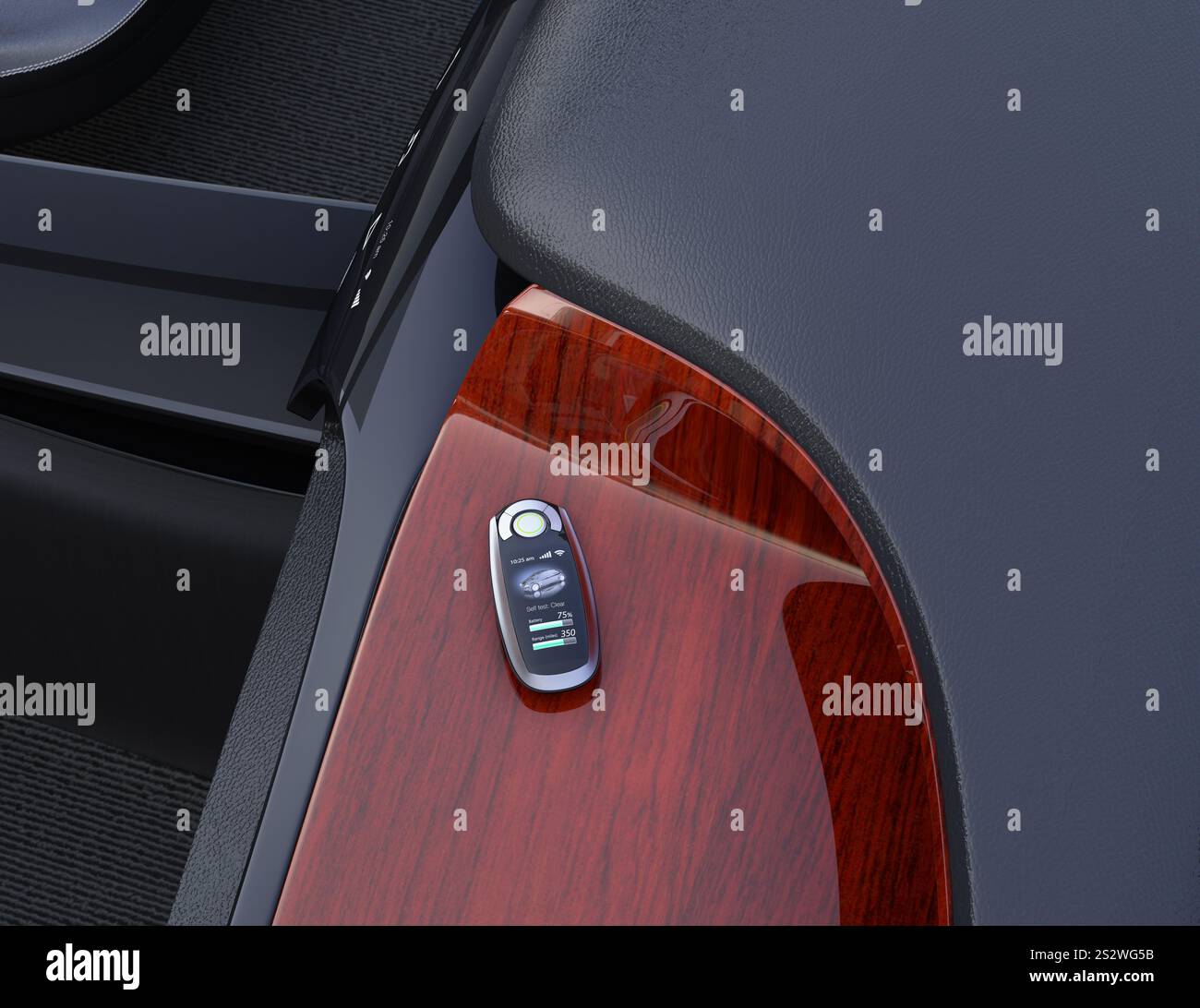 Smart entry key on driver's seat Stock Photo - Alamy