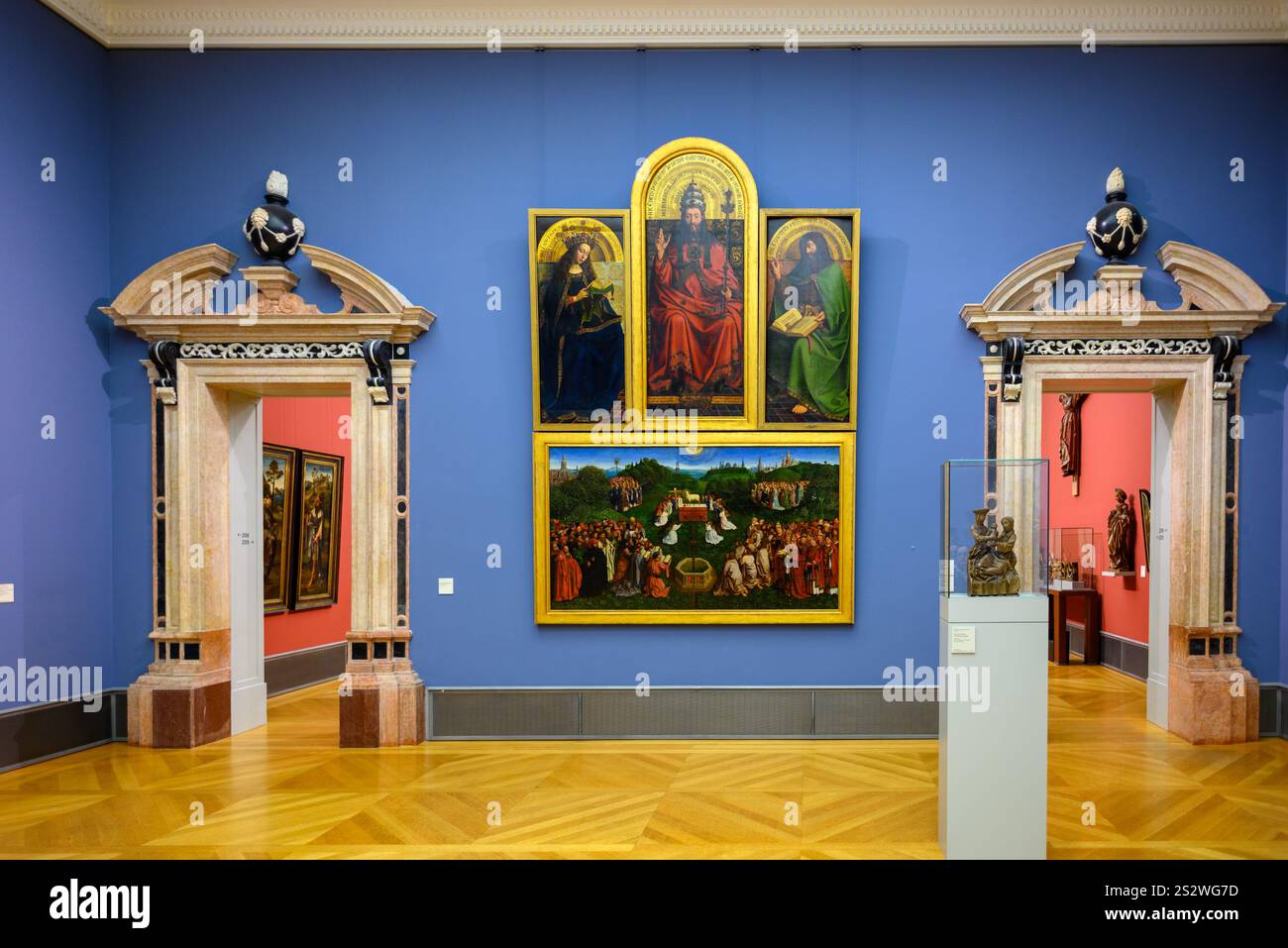 Permanent exhibition of Bode Museum, mixed art collection of sculptures ...