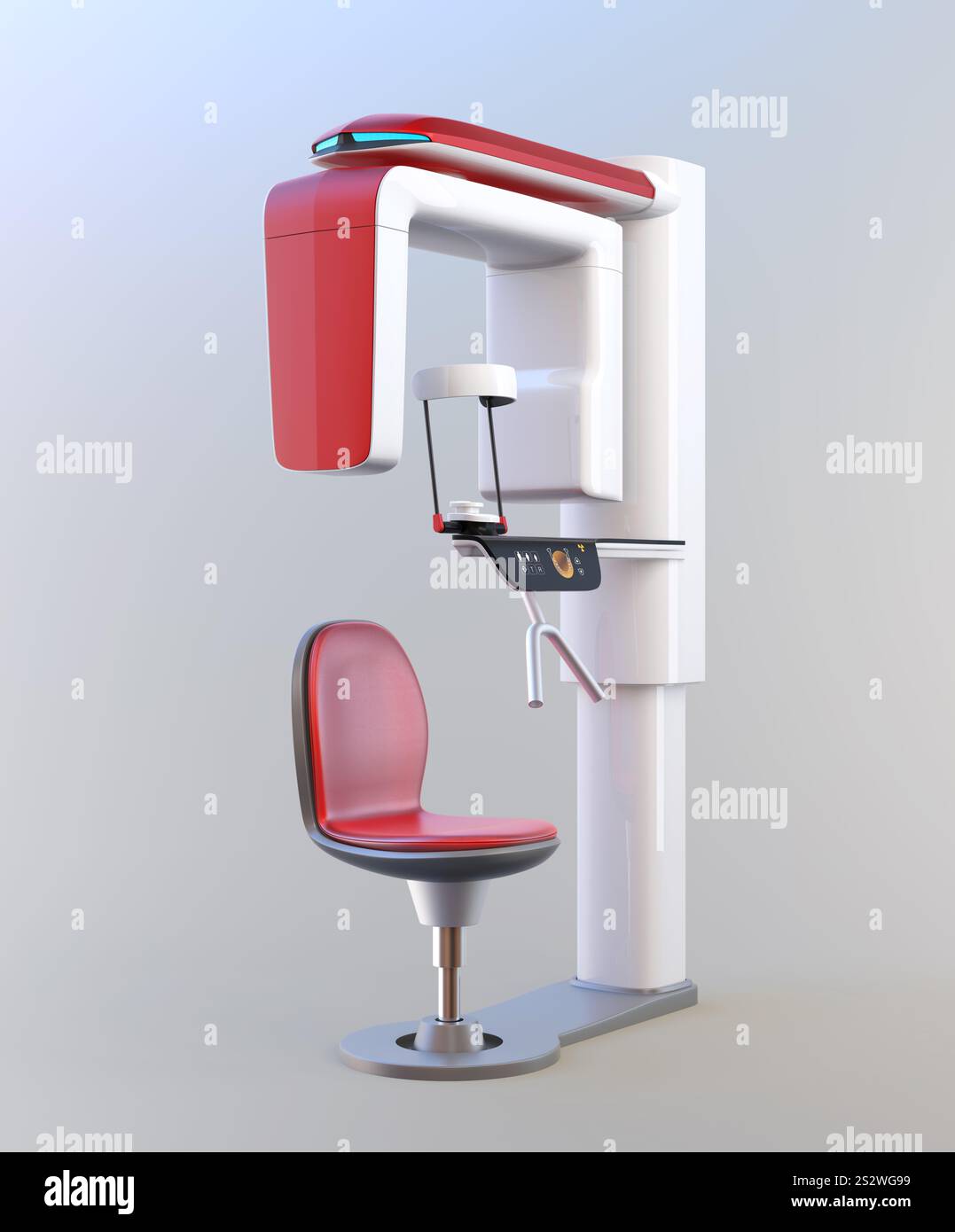 Image of a seated dental panoramic/CT combined radiography system Stock ...