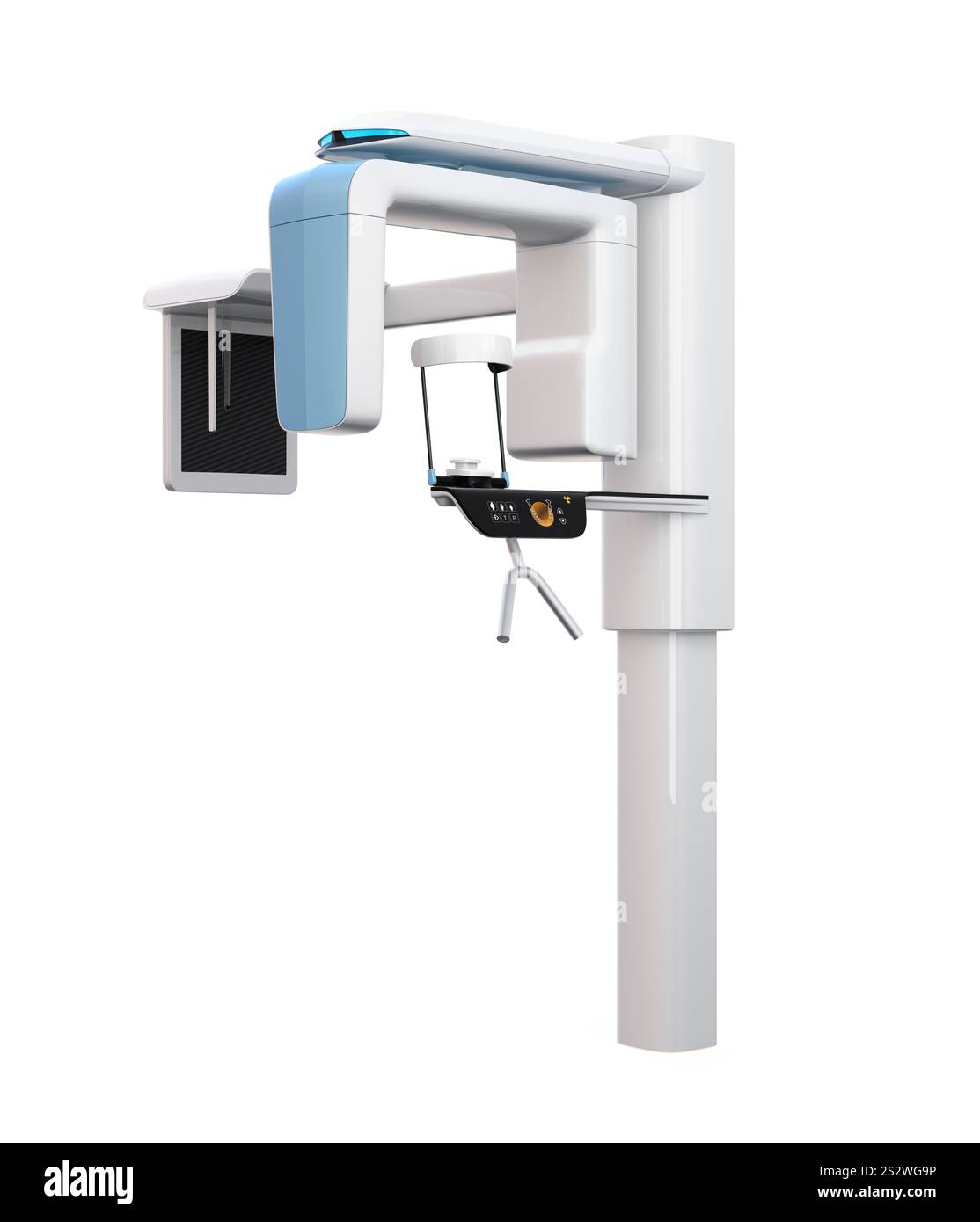 Image of a combined dental panoramic and CT radiography unit with ...