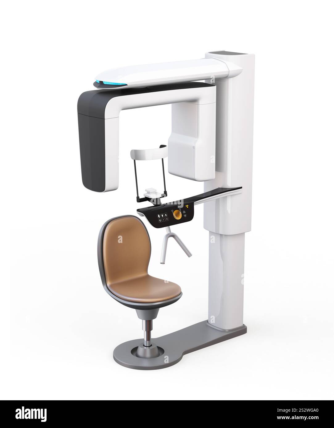 Image of a seated dental panoramic/CT combined radiography unit ...