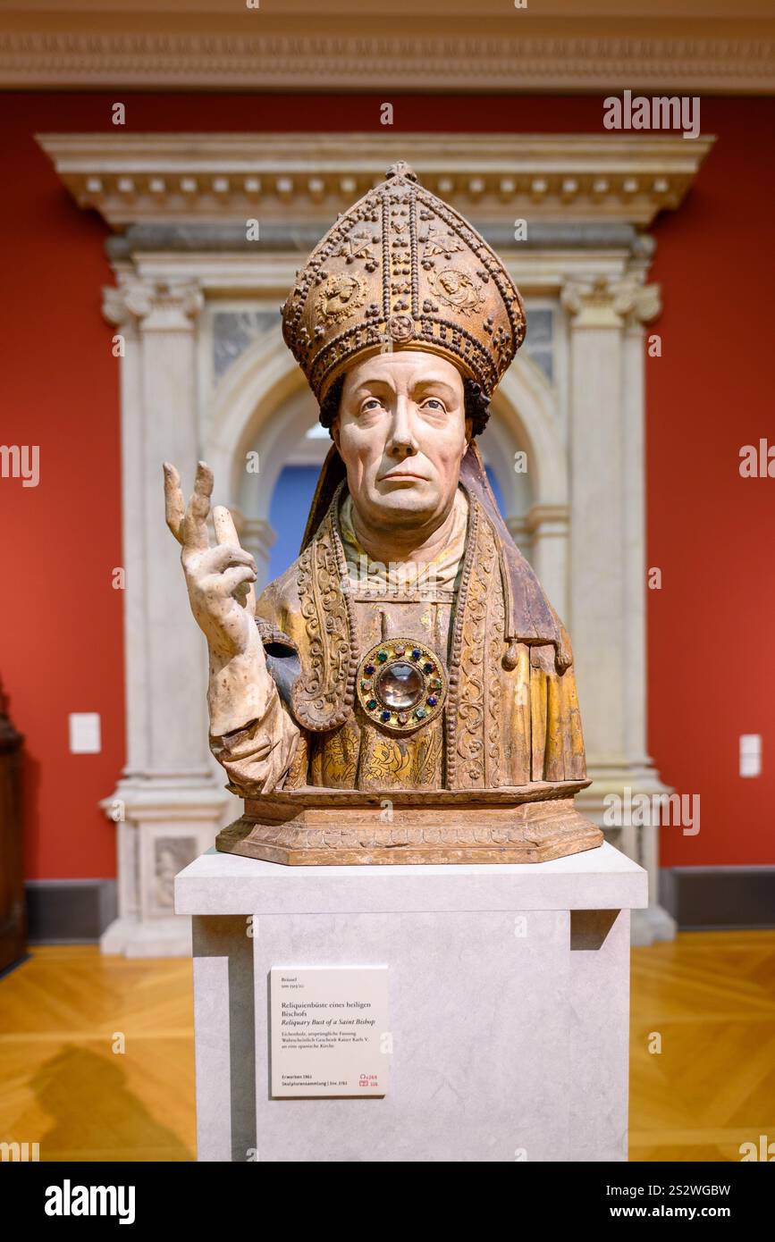 Permanent exhibition of Bode Museum, mixed art collection of sculptures ...