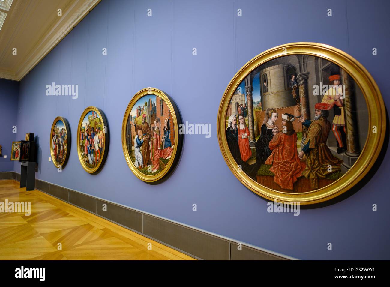 Permanent exhibition of Bode Museum, mixed art collection of sculptures ...