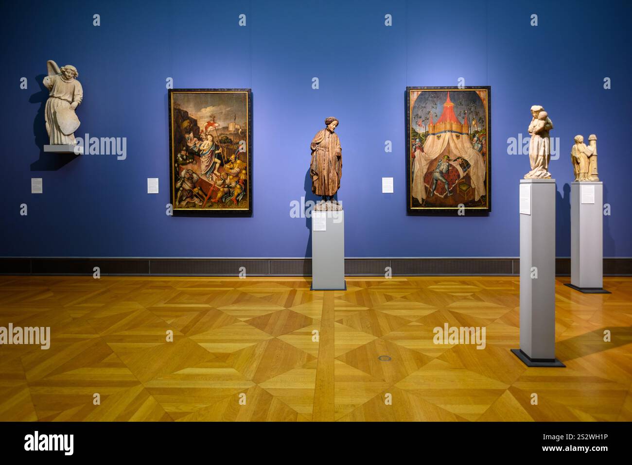 Permanent exhibition of Bode Museum, mixed art collection of sculptures ...