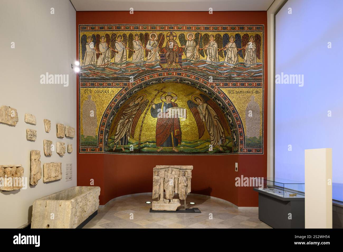 Permanent exhibition of Bode Museum, mixed art collection of sculptures ...