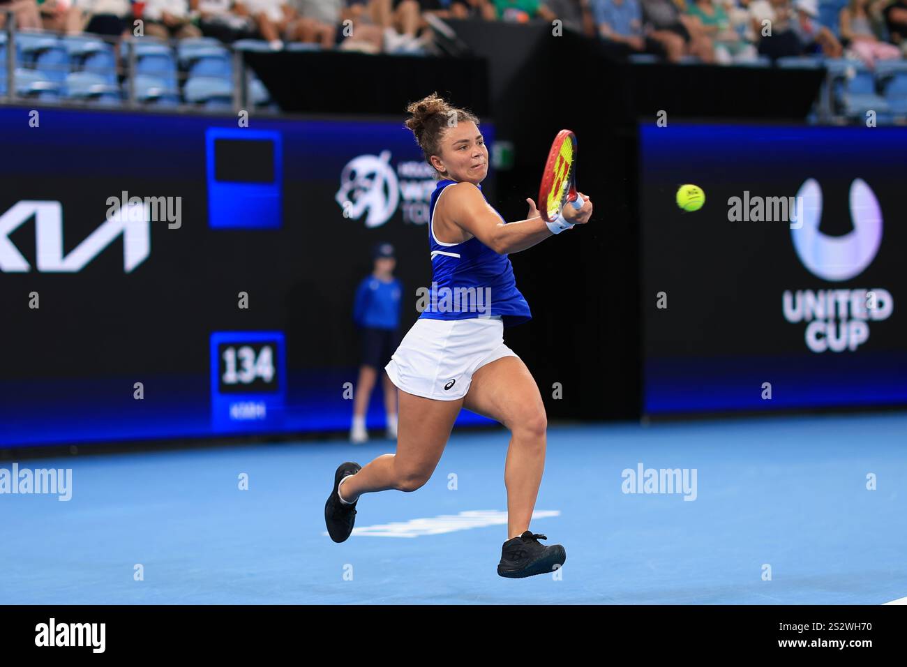Sydney, Australia. 03rd Jan, 2025. Jasmine Paolini of Team Italy plays ...