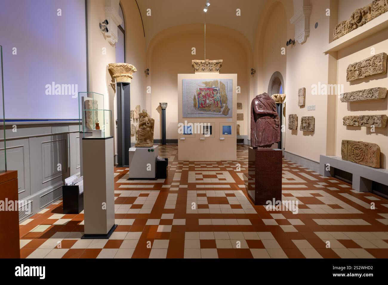 Permanent exhibition of Bode Museum, mixed art collection of sculptures ...