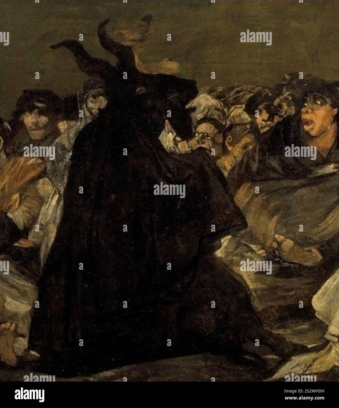 Francisco de Goya y Lucientes - Witches' Sabbath (The Great He-Goat ...