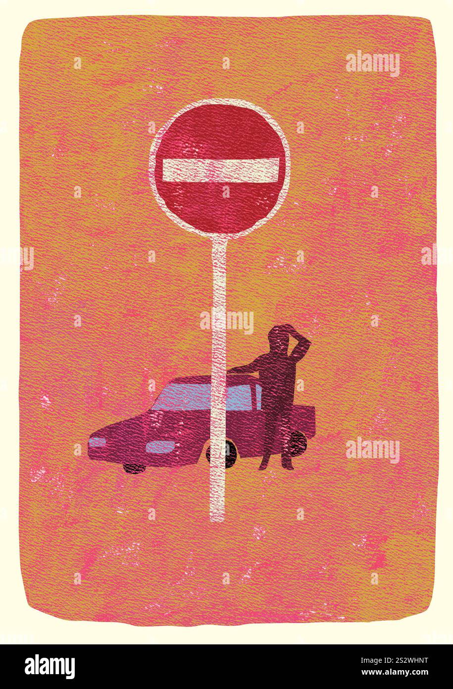 Signs and cars Stock Photo - Alamy