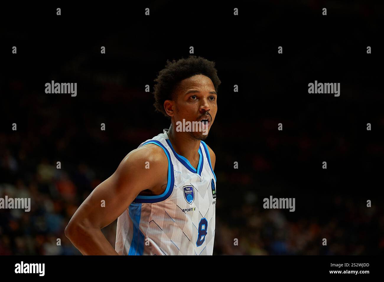 Valencia, Spain. 07th Jan, 2025. Anthony Brown of Turk Telekom Ankara ...