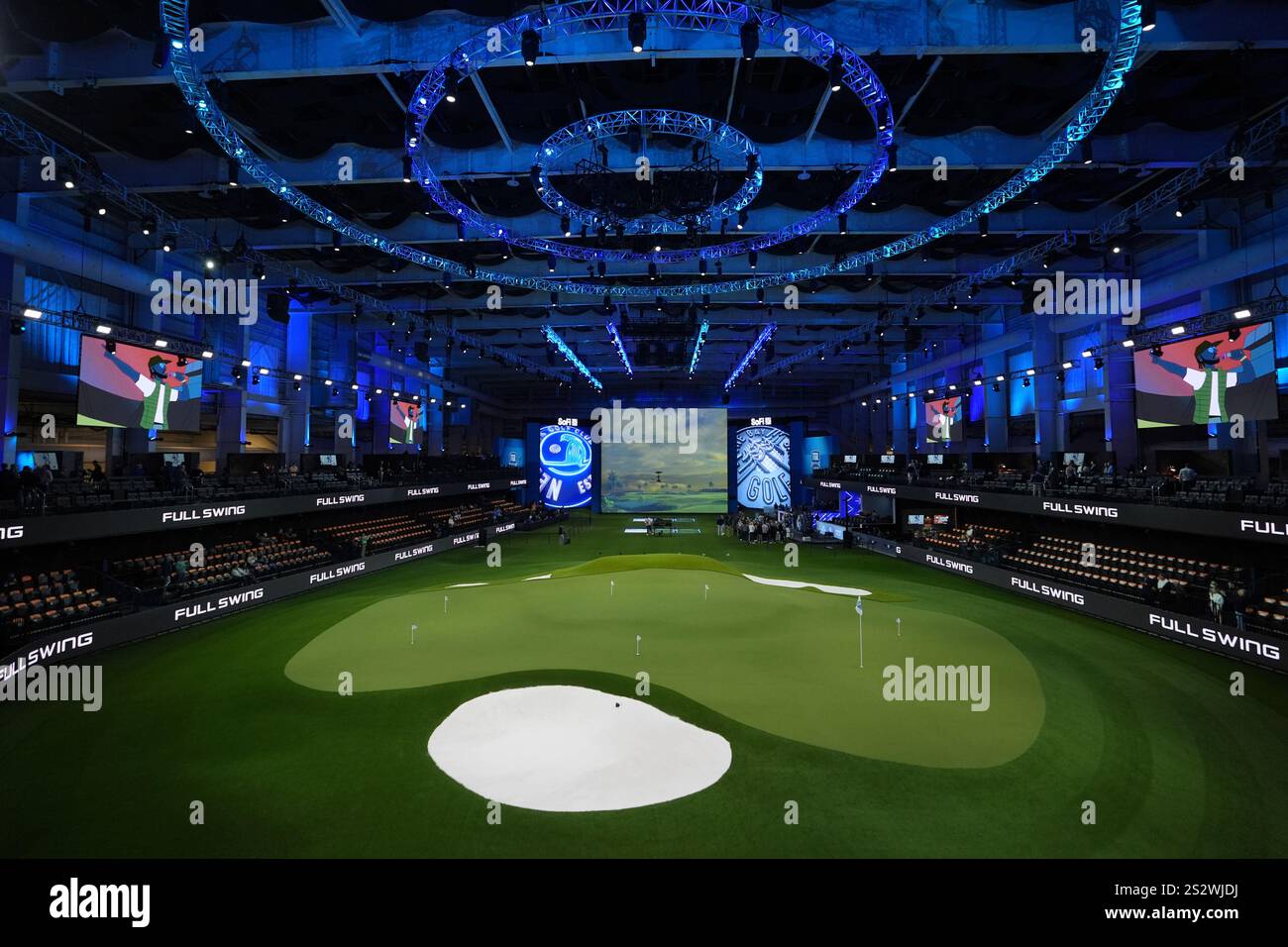 The SoFi Center is seen ahead of the inaugural match of the TMRW Golf ...