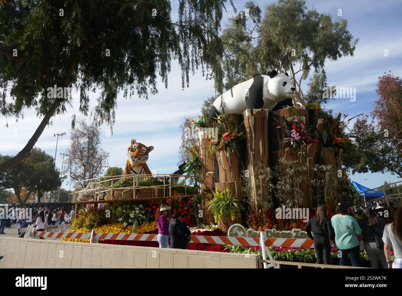 Pasadena, California, USA 3rd January 2025 at 2025 Pandas and Tiger on ...