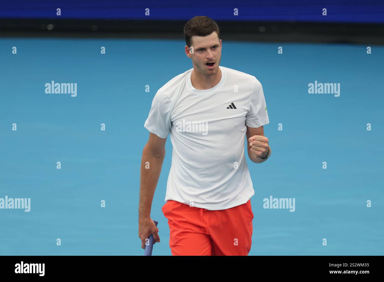Sydney, Australia. 04th Jan, 2025. Hubert Hurkacz of Team Poland ...