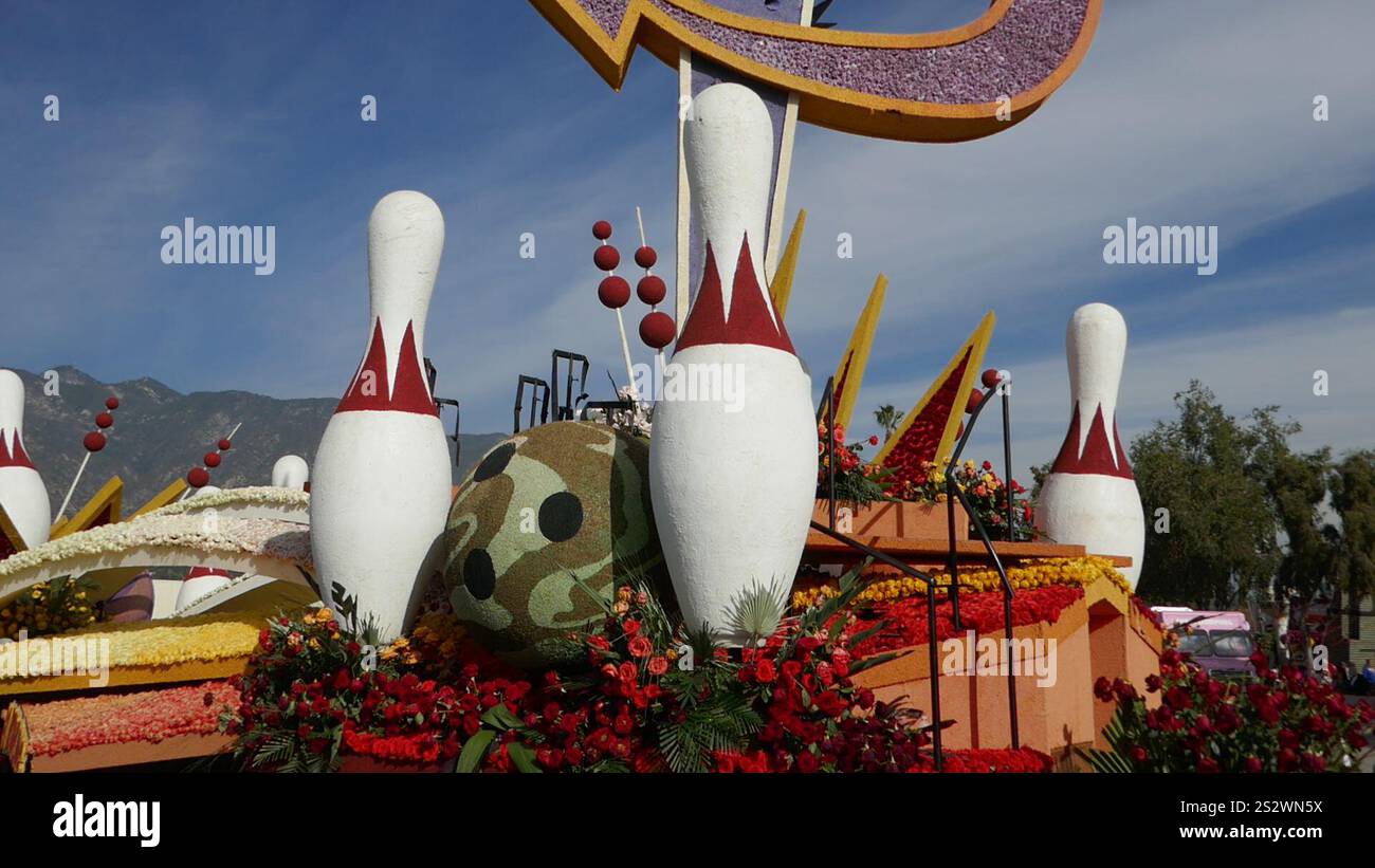 Pasadena, California, USA 3rd January 2025 at 2025 Go Bowling Float at ...