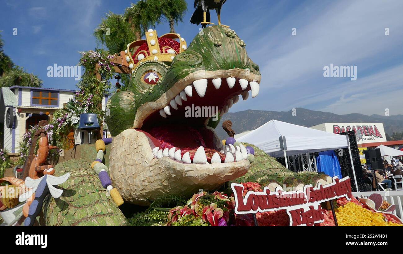 Pasadena, California, USA 3rd January 2025 at 2025 Louisiana Alligator ...