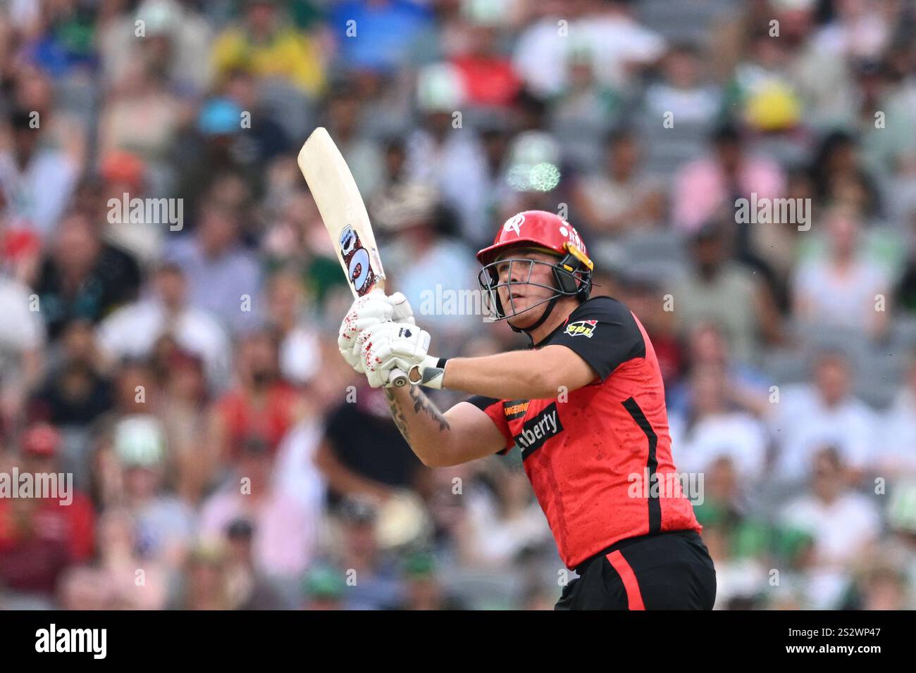 Melbourne, Australia. 04th Jan, 2025. Josh Brown of the Renegades plays ...